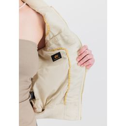 Damen Bomberjacke "MA-1 VF Light W", wei&szlig;, Gr. S, Alpha Industries, Shell: 100% Nylon. Lining: 100% Nylon, Jacken