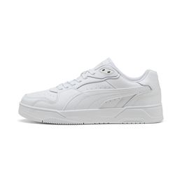 Puma Damen Sneaker "RBD BREAK LOW", Gr. 41, wei&szlig;, Leder, mehrfarbig, Schuhe, f&uuml;r sportlichen Streetstyle, mit Leder-Obermaterial