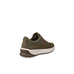 Ecco Herren Sneaker "Byway", Gr. 44khaki, Leder, Textil, Schuhe, Halbschuh, Freizeitschuh, Schn&uuml;rschuh mit softem Schaftrand