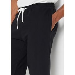 bonprix Herren Sweatbermudasschwarz, Gr. 56, Sweatware, Obermaterial: 60% Baumwolle, 40% Polyester, Hosen, aus Baumwolle und Polyester, regular fit,