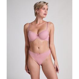 Hunkem&ouml;ller HUNKEM&Ouml;LLER Damen String "String Lola", Gr. L, rosa, 74% Polyamid, 26% Elasthan, Unterhosen