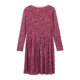 s.Oliver JUNIOR M&auml;dchen Meshkleid, pink, Gr. 122, Web, Obermaterial: 92% Polyester, 8% Elasthan. Futter: 95% Viskose, 5% Elasthan, Kleider, mit