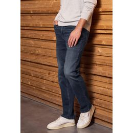 Street One MEN Herren Regular-fit-Jeans, schwarz, Gr. 36, unifarben, Jeans, 98% Baumwolle, 2% Elasthan, Jeans, aus Baumwolle mit Stretchanteil