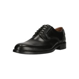 Clarks Herren Schn&uuml;rschuh "CraftRemi Lace", Gr. 45, schwarz, Leder, Schuhe, mit D&auml;mpfung im Fersenbereich