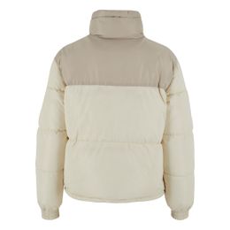 Karl Kani Damen Winterjacke "Karl Kani KK Retro Essential Puffer Jacket", beige, Gr. L, mehrfarbig, 100% Polyester, Jacken