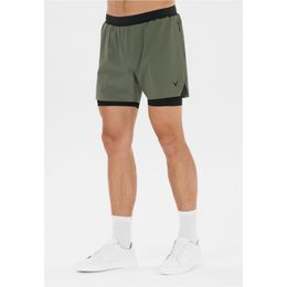 Virtus Herren Shorts "Ado"tannengr&uuml;n, Gr. XXXL, unifarben, 92% Polyester, 8% Elasthan, Hosen, 4-Wege Stretch