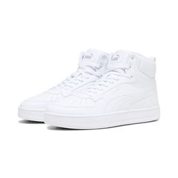 Puma Herren Sneaker "CAVEN 2.0 MID", Gr. 46, wei&szlig;, Synthetik, unifarben, Schuhe, mit Schn&uuml;rverschluss, rutschhemmende Gummilaufsohle