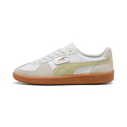 Puma Damen Sneaker "PALERMO LTH", Gr. 44,5, wei&szlig;, Leder, mehrfarbig, Schuhe