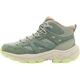 Jack Wolfskin Damen Wanderstiefel "VOJO TOUR TEXAPORE MID W", Gr. 8, gr&uuml;n, Obermaterial: Synthetik. Obermaterial 2: Textilmaterial. Futter:
