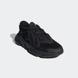 Herren Sneaker "OZWEEGO", adidas originals, Gr. 46, schwarz, Leder, Textil, Schuhe