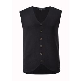 Rusty Neal Herren Strickjacke, schwarz, Gr. S, unifarben, 50% Polyacryl, 50% Baumwolle, Strickjacken, in dezentem Strickmuster