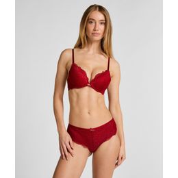 Hunkem&ouml;ller HUNKEM&Ouml;LLER Damen Hipster "Marine Brazilian", Gr. S, rot, 93% Polyamid, 7% Elasthan, Unterhosen