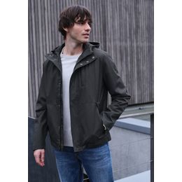 Street One MEN Herren Outdoorjacke, grau, Gr. XL, unifarben, Stoff, Obermaterial: 100% Polyester. Futter: 100% Polyester, Jacken, wasserabweisend