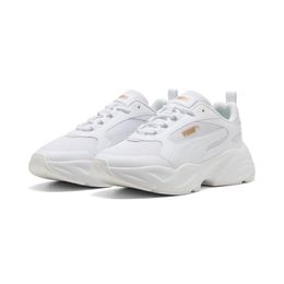 Puma Damen Sneaker "CASSIA 20", Gr. 42,5, wei&szlig;, Textil, Schuhe, f&uuml;r sportliche und l&auml;ssige Looks, angenehmes Tragegef&uuml;hl