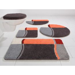 Badematte OTTO HOME, H:20mm, grau, Kunstfaser, Badematten, "Belio, Badvorleger, Badezimmer Teppich", Badematte, Badteppich, Badematten auch als 2