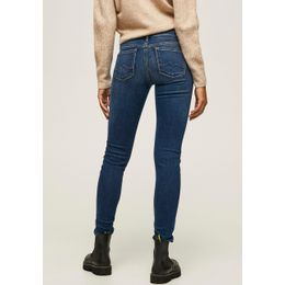 Pepe Jeans Damen Skinny-fit-Jeans "SOHO", blau, Gr. 29, Denim/Jeans, Obermaterial: 84% Baumwolle, 14% Polyester, 2% Elasthan, Jeans, im 5-Pocket-Stil