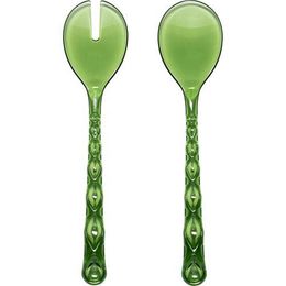 Guzzini VANITY Salatbesteck Water lily green