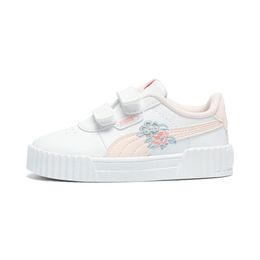 Puma M&auml;dchen Sneaker "CARINA 30 FLORAL V INF", Gr. 27, rosa, Synthetik, unifarben, Schuhe, f&uuml;r vielseitige Aktivit&auml;ten, mit Textil-Innenmaterial