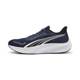Puma Damen Laufschuh "POUNCE LITE", Gr. 46, blau, Textil, Schuhe, mit PROTREAD Gummilaufsohle, mit SOFTFOAM+ D&auml;mpfungstechnologie