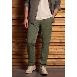 Street One MEN Herren Chinohose, gr&uuml;n, Gr. 33, unifarben, Web, 98% Baumwolle, 2% Elasthan, Hosen, aus Baumwolle mit Stretchanteil