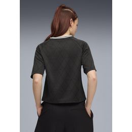 Puma Damen T-Shirt "SPORT RELAXED JERSEY"Puma schwarz, Gr. L, unifarben, Piqu&eacute;, Obermaterial: 100% Polyester, Shirts, Kurzarm, Rundhalsausschnitt,