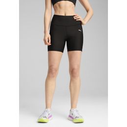 Puma Damen Trainingsshorts "W RUN VELOCITY 5" SHORT TIGHT", schwarz, Gr. S, unifarben, Trikot, Obermaterial: 77% Polyester, 23% Elasthan, Hosen, mit