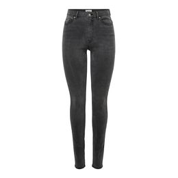 Only Damen Skinny-fit-Jeans "ONLPAOLA &ndash; Extra-eng geschnittene Jeans mit figurformender Silhouette", grau, Gr. S, unifarben, Denim/Jeans,