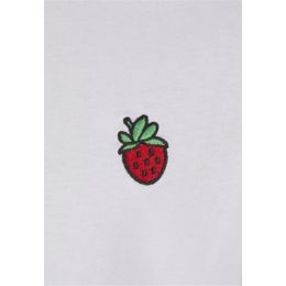 MisterTee Jungen T-Shirt "MisterTee Strawberry Love EMB Tee"wei&szlig;, Gr. 146, bedruckt, 100% Baumwolle, Shirts