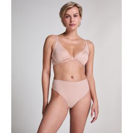 Hunkem&ouml;ller HUNKEM&Ouml;LLER Damen Shapingslip "Smooth Thong", Gr. Sbeige, 58% Polyamid, 42% Elasthan, Unterhosen