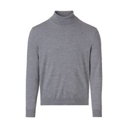 OLYMP Herren Rollkragenpullover "OLYMP Casual Strick, Rollkragen", grau, Gr. XL, 100% Schurwolle, Pullover