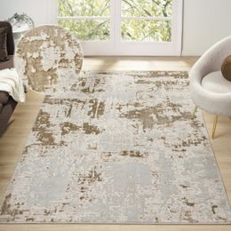 Teppich OTTO HOME, B:120cm H:11mm L:180cm, beige, Kunstfaser, Wohnzimmer, Teppiche, "Miaja, im Vintage-Look", dichte Qualit&auml;t, leichter Glanz,
