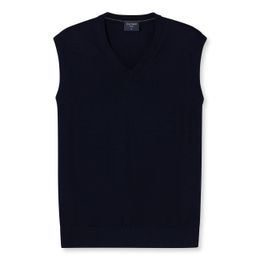 OLYMP Herren Pullunder "OLYMP Casual Strick, Pullunder"marine, Gr. M, 100% Schurwolle, Pullover