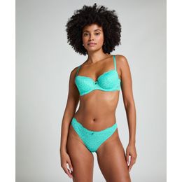 Hunkem&ouml;ller HUNKEM&Ouml;LLER Damen String "String Marine", Gr. XSgr&uuml;n, 94% Polyamid, 6% Elasthan, Unterhosen