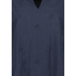Blue Seven Damen Klassische Bluse "Blue Seven Bluse"5950, nachtblau, Basic, Gr. 40, 100% Baumwolle, Blusen