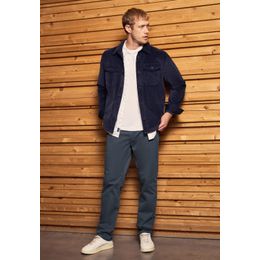 Street One MEN Herren Chinohose, grau, Gr. 30, unifarben, Web, 98% Baumwolle, 2% Elasthan, Hosen, aus Baumwolle mit Stretchanteil