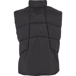 Karl Kani Herren Steppweste "Karl Kani KK Sport Patch Arctic Puffer Vest", schwarz, Gr. M, 100% Polyester, Westen
