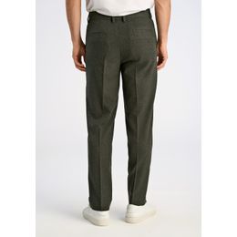 LINDBERGH Herren Stoffhose "Stoffhose Relaxed Fit", grau, Gr. S, meliert, Obermaterial: 56% Polyester, 40% Wolle, 4% Elasthan. Futter: 55% Polyester,
