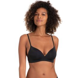 Dorina Damen Soft-BH "FILI", Gr. 75, schwarz, Obermaterial: 61% Polyamid, 28% Polyester, 11% Elasthan, unifarben, BHs, b&uuml;gellos, vorgeformte K&ouml;rbchen