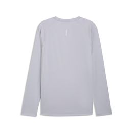 Puma Herren Laufshirt "M RUN VELOCITY LONG SLEEVE (POLY)", grau, Gr. L, Web, Obermaterial: 100% Polyester, Shirts, Regular Fit, lang&auml;rmlig, f&uuml;r