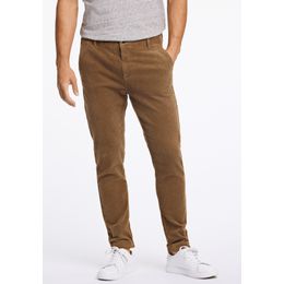 LINDBERGH Herren Cordhose "Cordhose Regular Fit", beige, Gr. XS, unifarben, Obermaterial: 98% Baumwolle, 2% Elasthan, Hosen