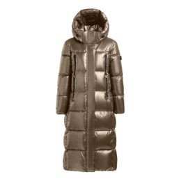 Khujo Damen Steppmantel "RUBINA2 SHINY", braun, Gr. M, unifarben, 100% Polyester, M&auml;ntel