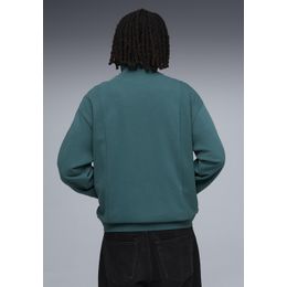 Puma Herren Sweatjacke "CLASS RELAXED PINNACLE TRACK JACKET TR", gr&uuml;n, Gr. S, unifarben, Sweatware, Obermaterial: 68% Baumwolle, 32% Polyester,