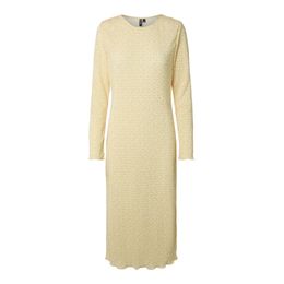 Pieces Kleid 'PCFlora' Damen Gr&ouml;&szlig;e 34 creme / gr&uuml;n / wei&szlig; Winterkleid