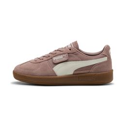Puma M&auml;dchen Sneaker "PALERMO JR", Gr. 38, braun, Leder, unifarben, Schuhe, niedrige Schuhh&ouml;he, mit Schn&uuml;rung, nicht herausnehmbare Innensohle