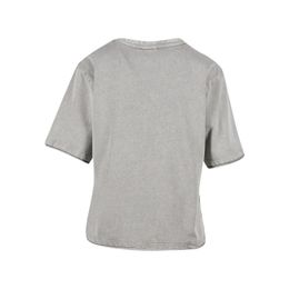 Urban Classics Damen T-Shirt "Urban Classics Ladies Washed Jersey Boxy Shirt"steelgrau, Gr. XXL, unifarben, 83% Baumwolle, 17% Polyester, Shirts