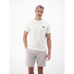 Lerros Herren T-Shirt "T-Shirt mit Waffelstruktur aus 100 % Baumwolle", wei&szlig;, Gr. XXL, 100% Baumwolle, Shirts