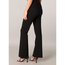 Base Level Damen Treggings "Yallie", schwarz, Gr. 44, unifarben, Web, Obermaterial: 63% Viskose, 32% Polyamid, 5% Elasthan, Hosen, Elastischer Bund