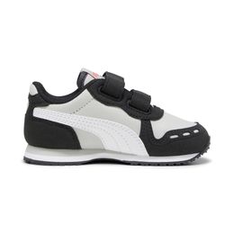 Puma Kinder Sneaker "CABANA RACER SL 20 V INF", Gr. 22, schwarz-wei&szlig;, Synthetik, Schuhe, mit sportlichem Retro-Stil, mit Klettverschluss, mit