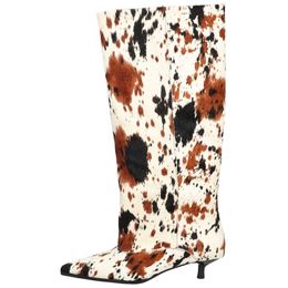 Inuovo Damen Stiefel "Inuovo Stiefel Leder", Gr. 37wei&szlig;, braun, Leder, Schuhe