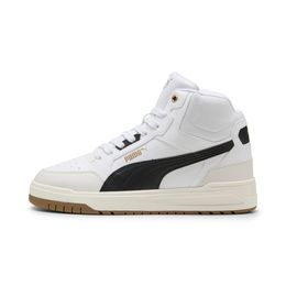 Puma Herren Sneaker "SHUFFLE DOWNTOWN MID", Gr. 43Puma wei&szlig;, Puma schwarz, vapor gray, Synthetik, Schuhe, kn&ouml;chelhoch, mit Schn&uuml;rung, mit